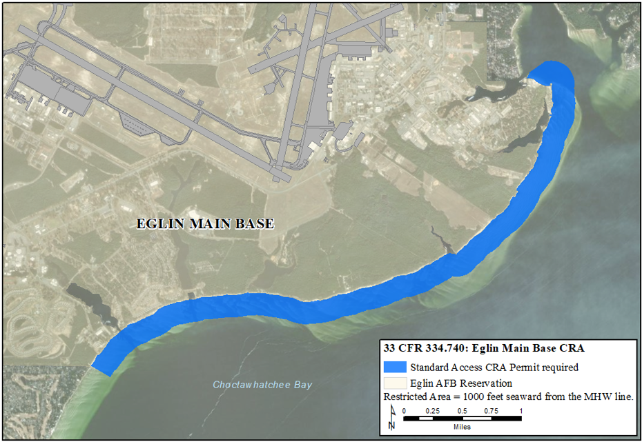 Coastal Restriction Areas (CRAs) - Eglin Air Force Base - iSportsman