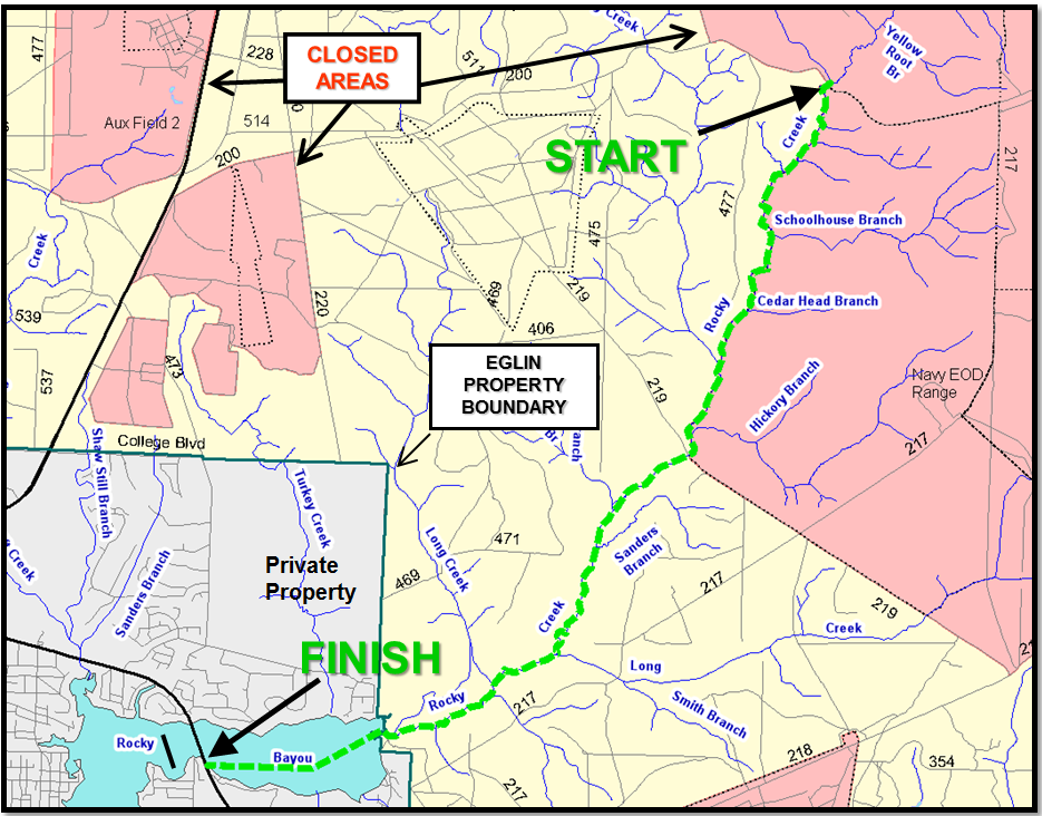 Eglin Afb Florida Map